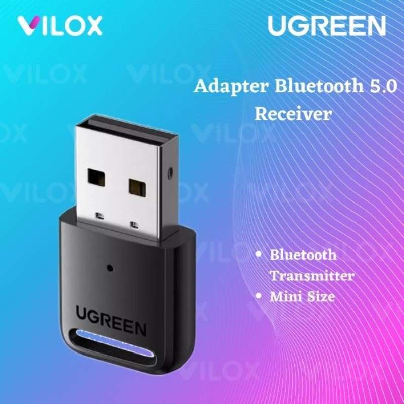 Jual Ugreen Usb Adapter Bluetooth 5 0 Dongle Receiver Laptop Macbook Pc