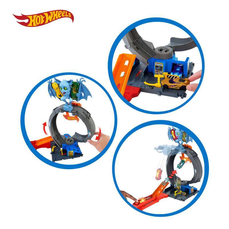 Jual Hot Wheels City Bat Loop Attack - Mainan Trek Mobil Balap di ...