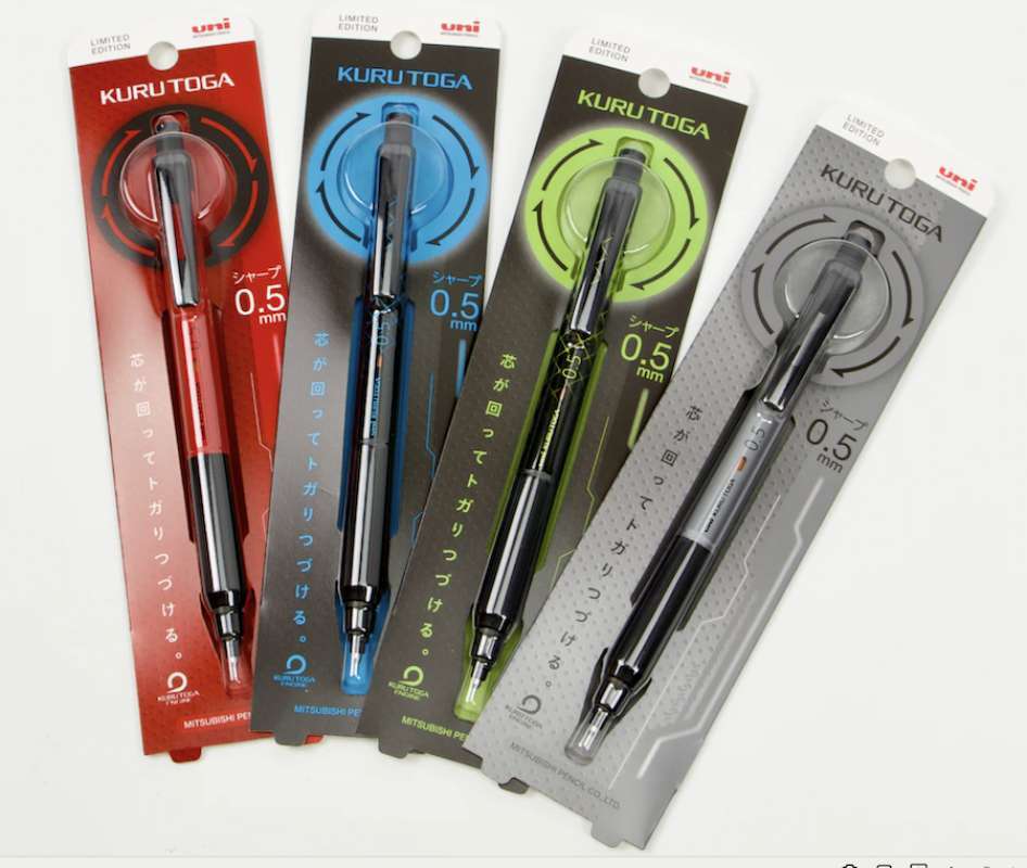 Jual Uni Kuru Toga KS 0.5 mm Mechanical Pencil Flash Metallic Color M5KS1P - Flash Blue di ...