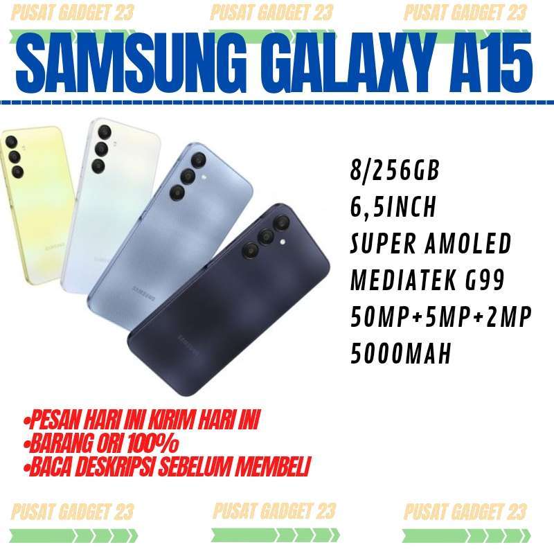 Promo Samsung Galaxy A15 Ram 8/256 Garansi Resmi Diskon 11% Di Seller ...
