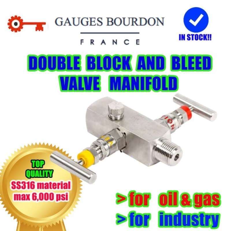 Promo 2 Way Valve Manifold Block And Bleed - Ss316 Diskon 23% Di Seller ...