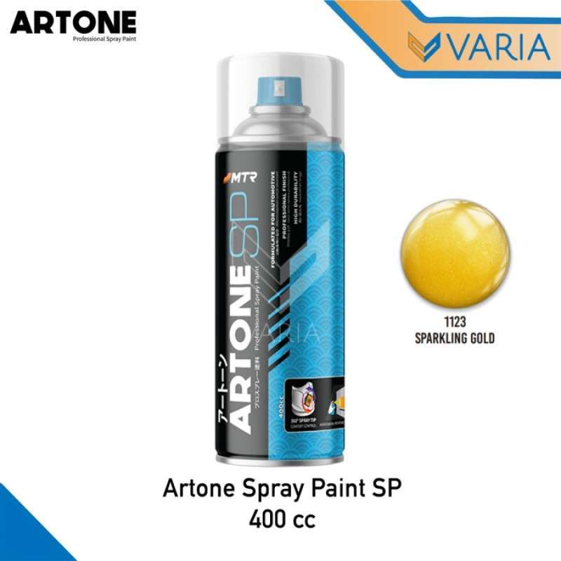 Jual Artone SP 400 cc Sparkling Gold 1123 Professional Spray Paint Cat di Seller Varia Store ID ...
