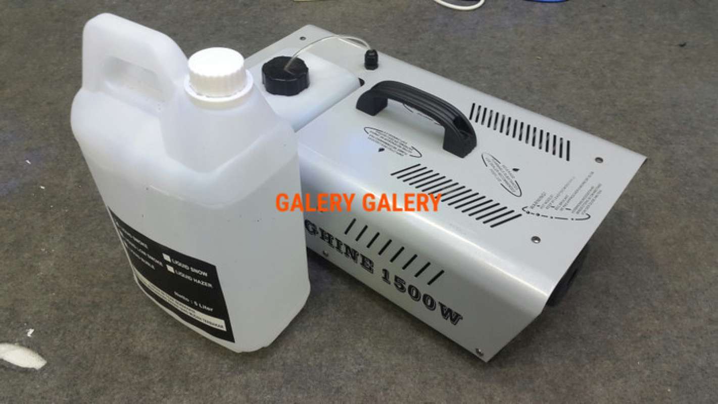 Promo PAKET MESIN ASAP ATAU SMOKE 1500W PLUS CAIRAN ASAP 5 LITER ...