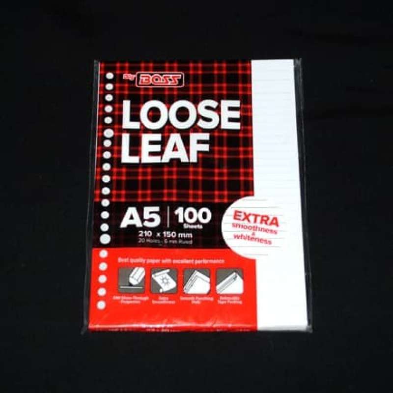 Jual Isi File/ Kertas File/ Loose Leaf A5 (Isi 100) di Seller Grand ...