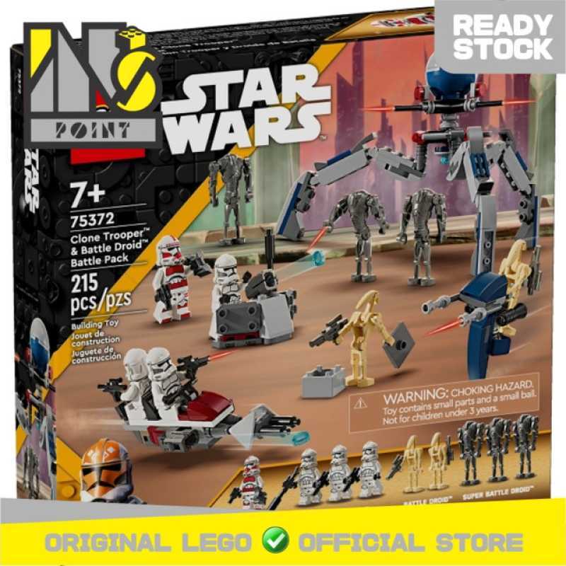 Jual Lego 75372 - Star Wars - Clone Trooper & Battle Droid Battle Pack ...