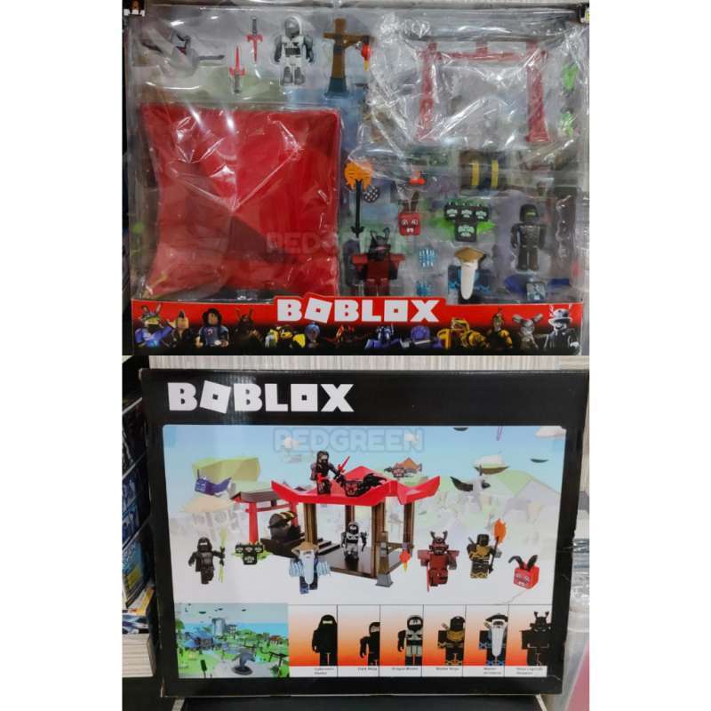 Jual mainan anak action figure roblox ninja legend delux set box di ...