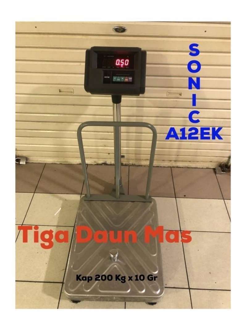 Jual Timbangan Lantai Digital Timbangan Ekspedisi Sonic 150 Kg 200 Kg Pagar di Seller TDM Grosir ...