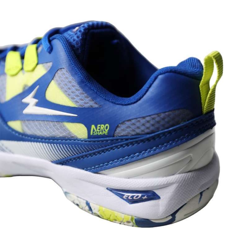 Promo Sepatu Badminton Eagle Shoes Jet Pro 2 Biru Putih Citrun - BIRU ...