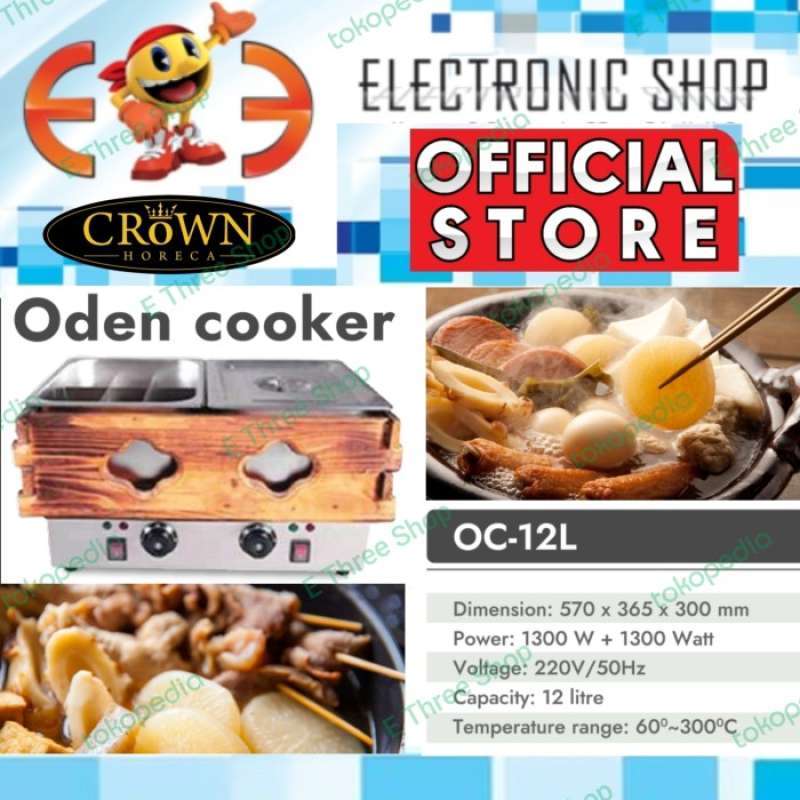 Promo Crown Oc 12L Electric Oden Cooker - Oc12L - Best Seller Diskon 23 ...