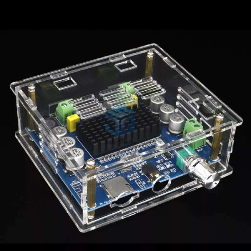 Promo TDA7498 Class D Power Amplifier Bluetooth 5.0 Plus Box Casing ...