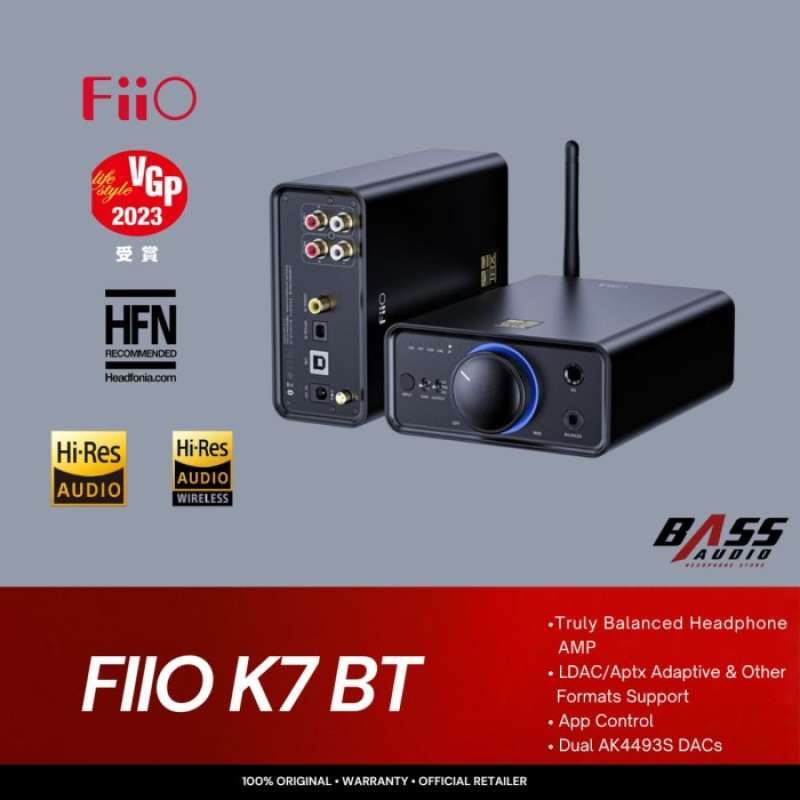 Promo FiiO K7 BT / K 7 BT Balanced Hi-Res THX Bluetooth USB Desktop DAC Amp Diskon 23% di Seller ...