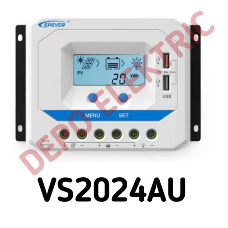 Promo Vs2024au Solar Charge Controller 20a Epever /bcr/pwm Diskon 23% Di Seller Rhmd - Kebon ...
