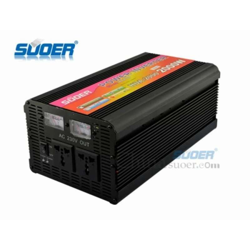 Promo Suoer Power Inverter With Charger HDA-2000C Suoer HDA 2000w 2000 ...