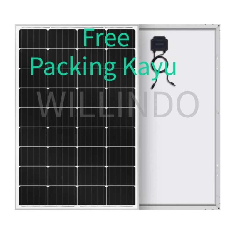 Promo Solar Panel 100wp Mono Crystalline Solar Cell 100 Wp Free Packing ...
