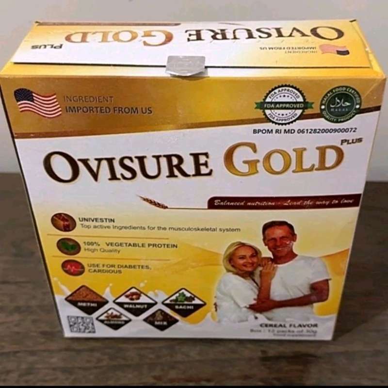 Promo OVISURE GOLD MILK SUSU VITAMIN TULANG DAN SENDI OSTEOPOROSIS 12 ...