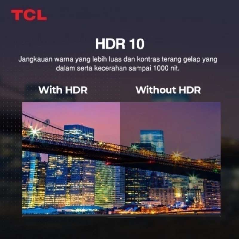 Promo Tcl 50A28-50 Inch Google Tv 4K Uhd Hdr 10 Tonton Dimming - Dolby ...