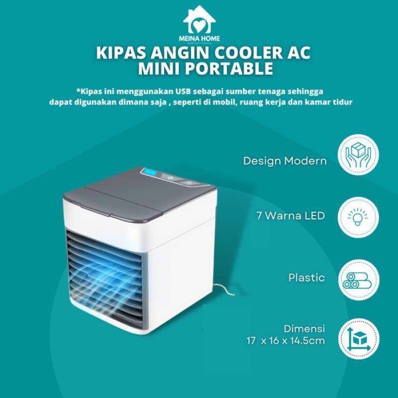 Promo Kipas Angin Air Cooler Ac Portable Kipas Angin Pendingiin Ruangan ...