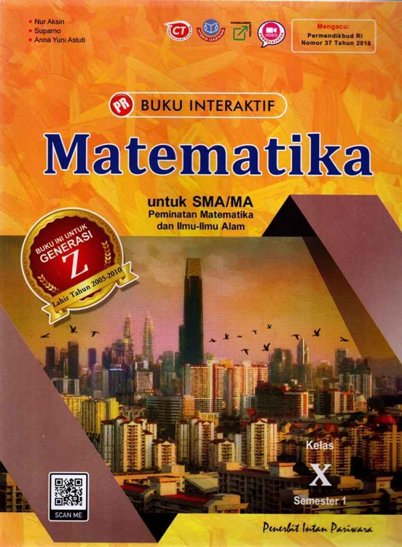 Jual Sma/Ma Pr Buku Interaktif Kl.10 Matematika Peminatan Smt.1 R di Seller Gramedia Official ...