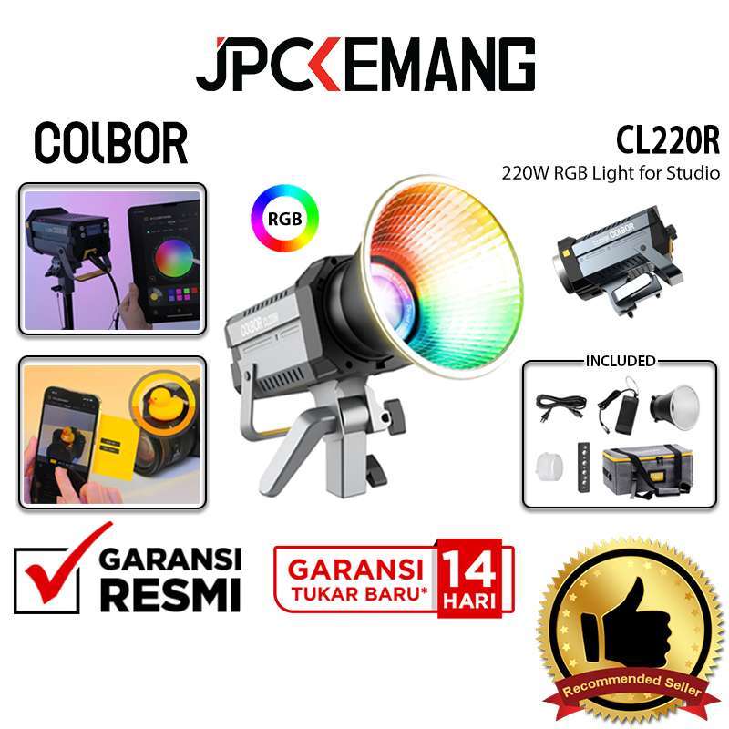Promo Jpc Kemang Colbor Cl220r Rgb Cob Led Video Light Cl 220r Lighting ...