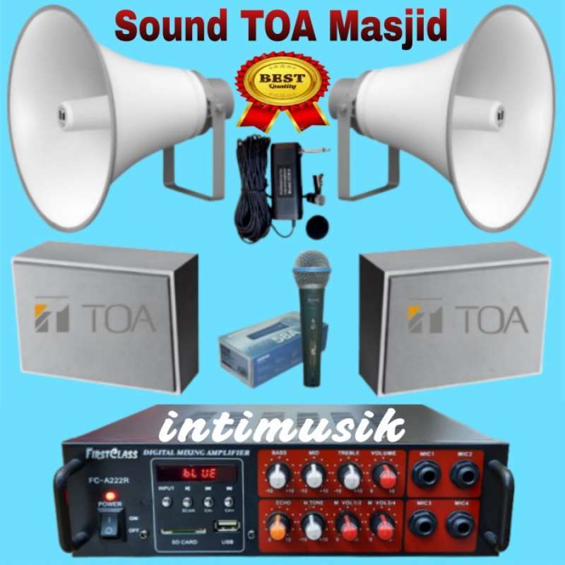 Promo Paket Sound System TOA Masjid atau Mushola ( 2 Toa + 2 Speaker ...