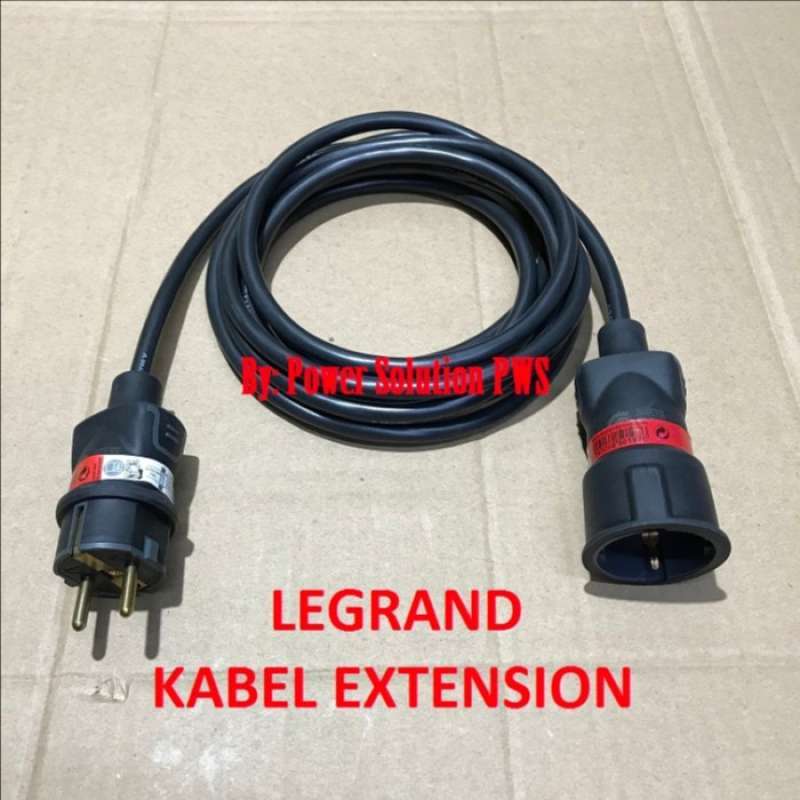 Promo Extension Colokan Kabel Listrik Steker Kontra Arde Karet Legrand ...