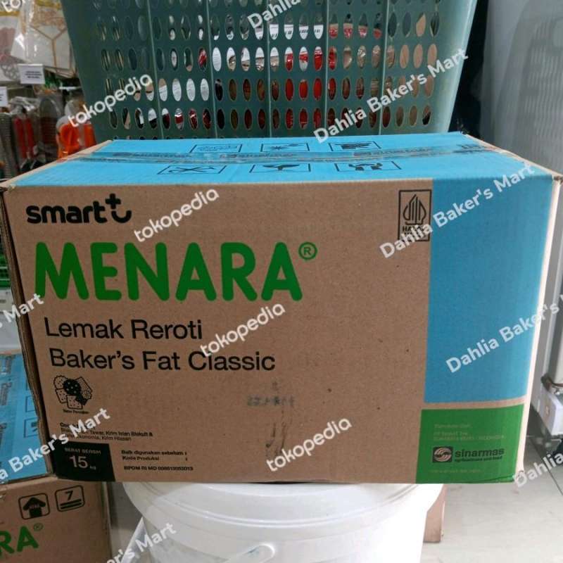 Jual Menara Shortening Baker's Fat Classic Mentega Putih Repack 1 KG di Seller Dahlia Bakers ...