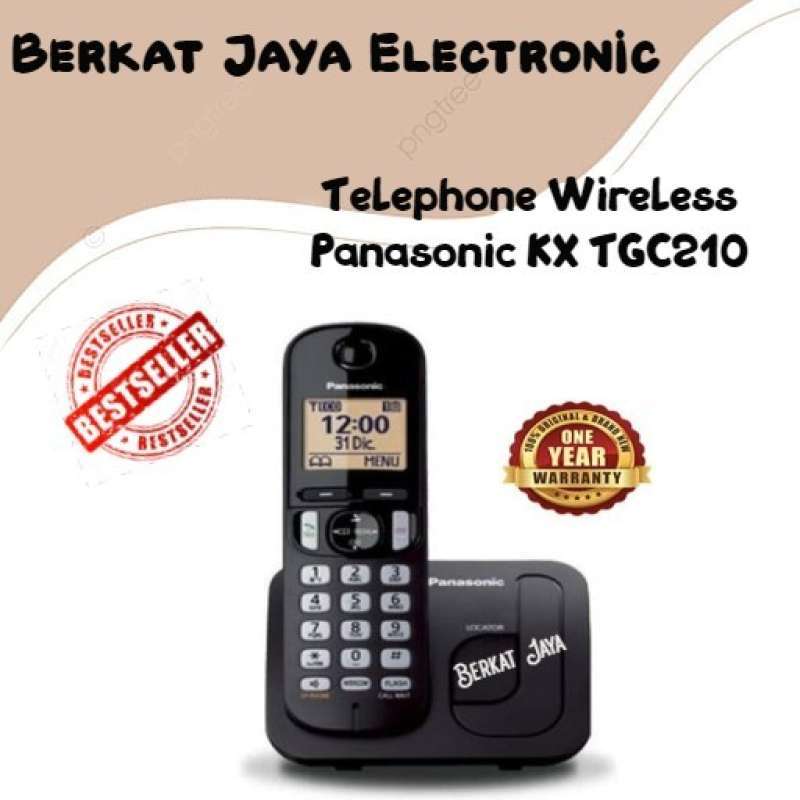 Promo Telepon Wireless Kx Tgc 210 Good Model Terbaru Diskon 7% di Seller Kuniy Store ...