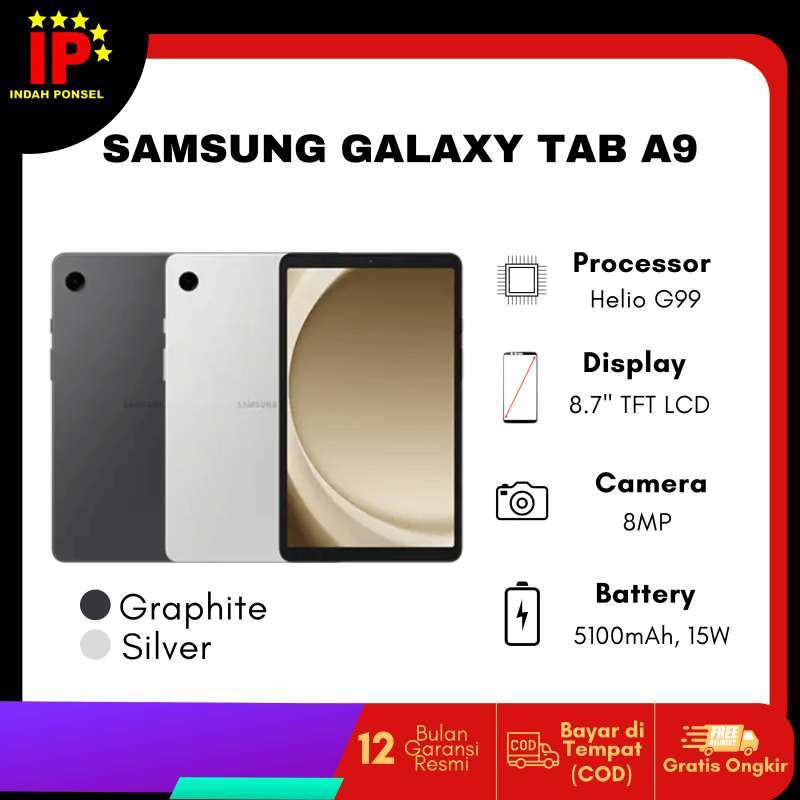 Promo Samsung Galaxy Tab A9 Lite Ram 4 64gb And Wifi Ram 3 32gb Garansi