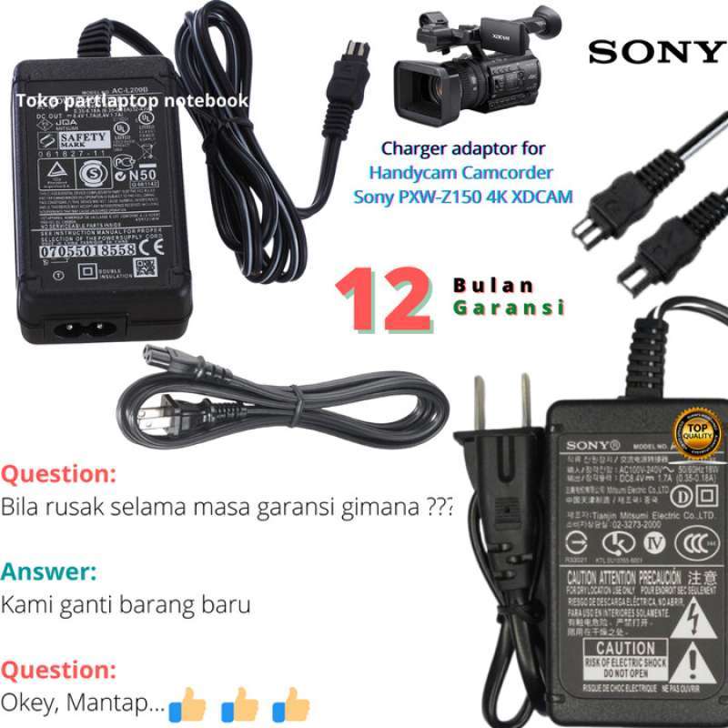 Promo Cas Charger adaptor Handycam Camcorder Sony PXW-Z150 4K XDCAM ...