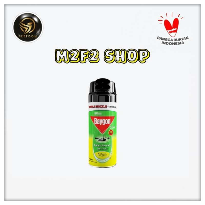 Promo Baygon Aerosol Semprot Wangi Citrus Fresh - 200 ml (Kemasan 6 Pcs ...