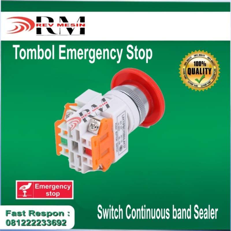 Promo Tombol Emergency Stop Switch Continuous Band Sealer Diskon 23% Di ...