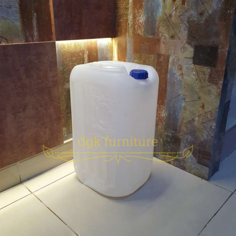 Promo Jerigen Jrigen Drigen Dirigen Putih 40 Liter 40 L 40l 40 Litre Plastik Diskon 33% Di ...