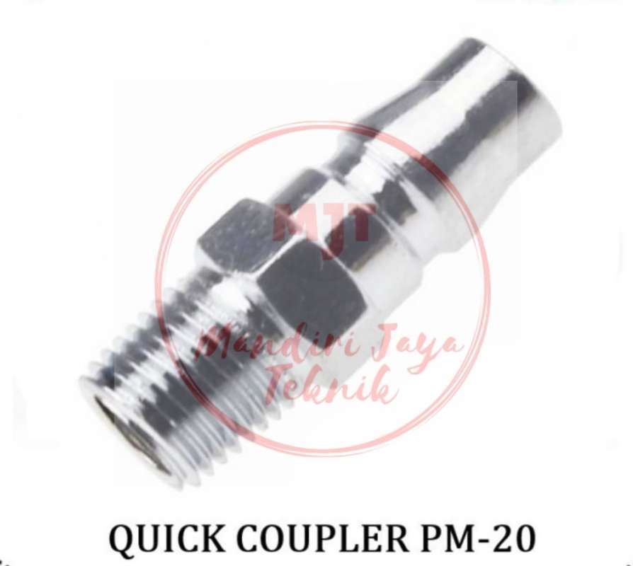 Jual Quick Coupler PM 20 Sambungan Selang Kompresor Recoil Cuk Kopler ...