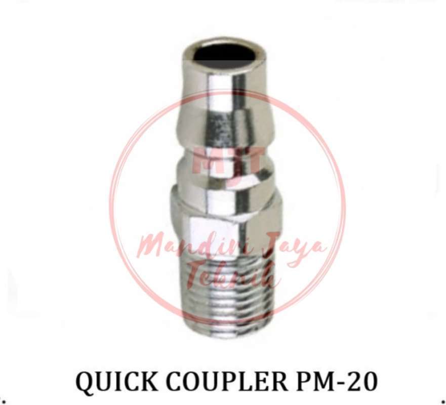 Jual Quick Coupler PM 20 Sambungan Selang Kompresor Recoil Cuk Kopler ...