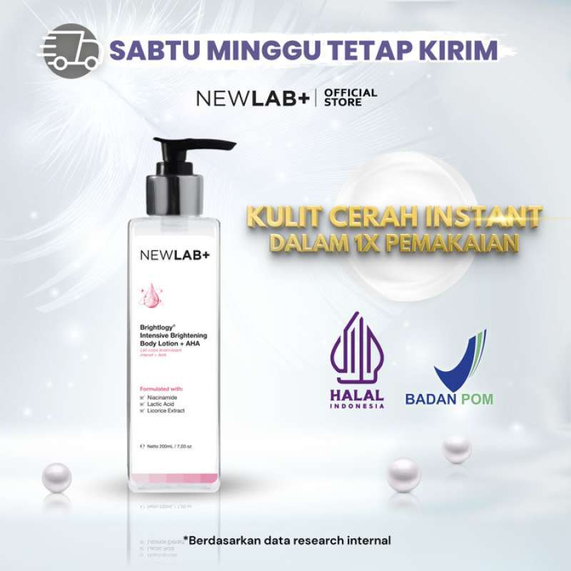 Jual Newlab Hand Body Lotion Serum AHA Sun Screen Black Opium Original ...