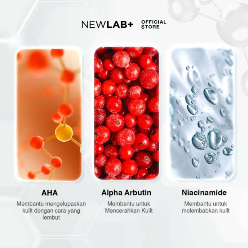 Jual Newlab Hand Body Lotion Serum AHA Sun Screen Black Opium Original ...