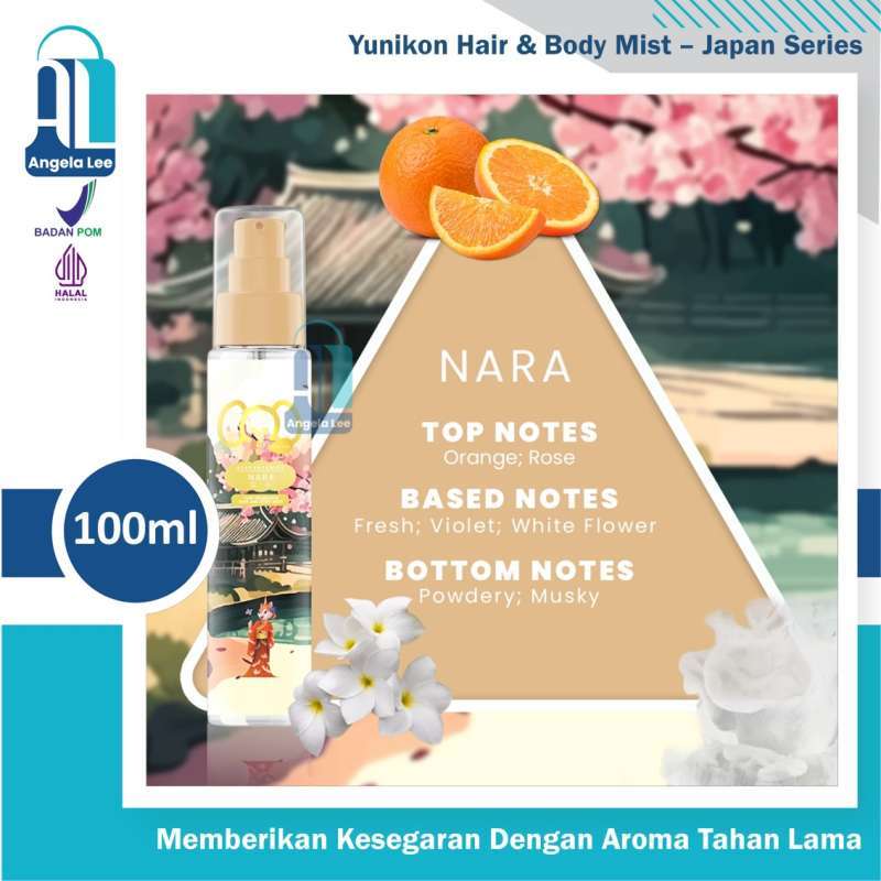 Jual Yunikon Hair & Body Mist Japan Series Parfum Cologne 100ml Tahan ...