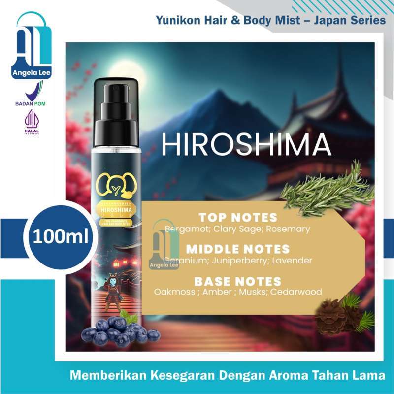 Jual Yunikon Hair & Body Mist Japan Series Parfum Cologne 100ml Tahan ...
