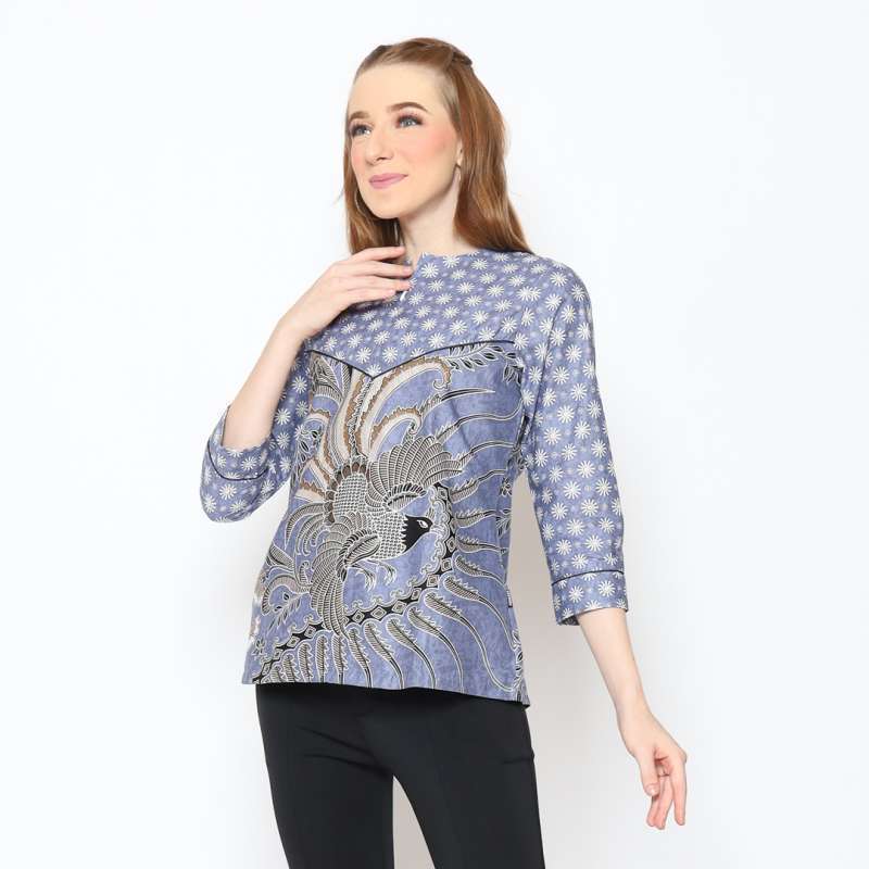 Promo Hadinata Batik Wanita Blouse Gempita Gibran Diskon 46% Di Seller ...
