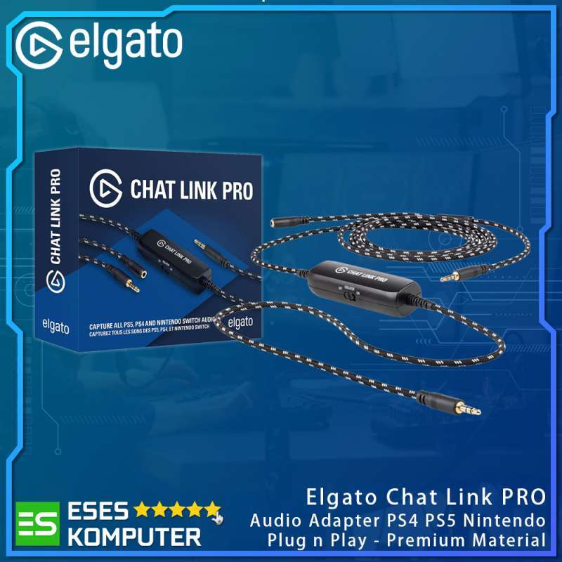 Jual Elgato Chat Link 4K PRO Audio Adapter PS4 PS5 Nintendo Switch di ...