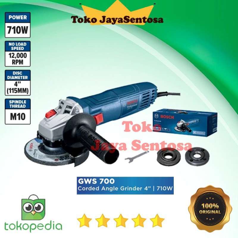 Promo gerinda Bosch gws 060 angle grinder Diskon 23% di Seller Rhmd ...