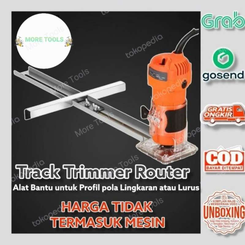 Promo Track Rotary Circle Cutting Jig For Trimmer Router Mesin Trimmer ...