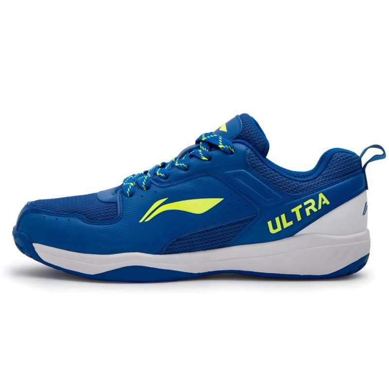 Promo Li-Ning Badminton Shoes Ultra Speed AYTT043-2 Blue/Lime - 36 ...