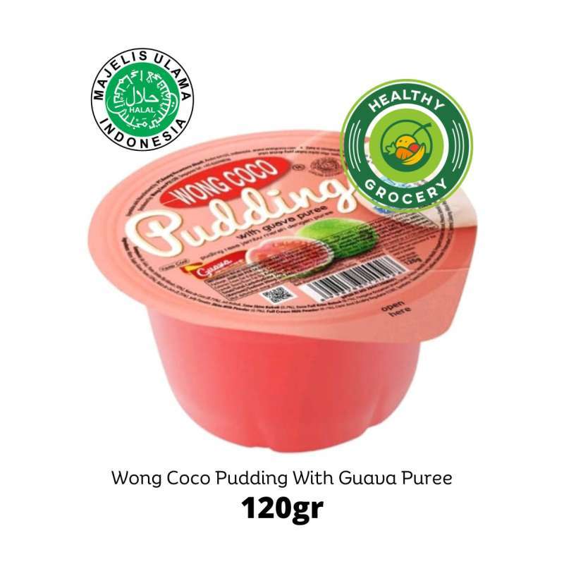 Jual Wong Coco Pudding Guava 120gr / Pudding Rasa Jambu Merah ( PING ...