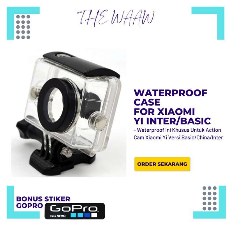 Promo Waterproof Case Underwater Casing For Xiaomi Yi Basic Atau Versi ...