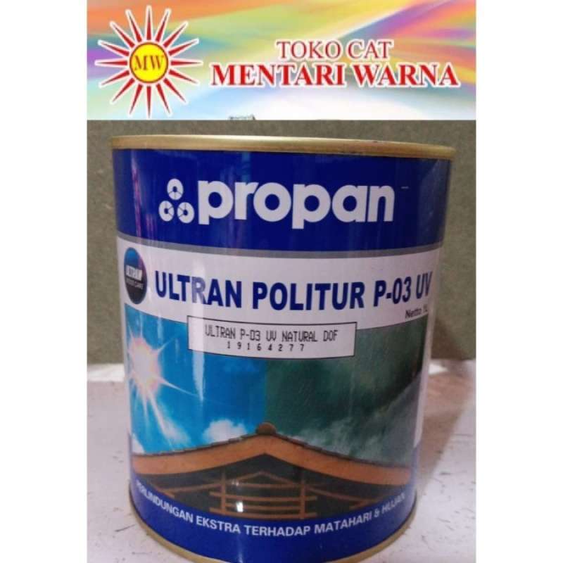 Promo Ultran Politur P03 Propan Natural Doff Natural Gloss Diskon 23% ...