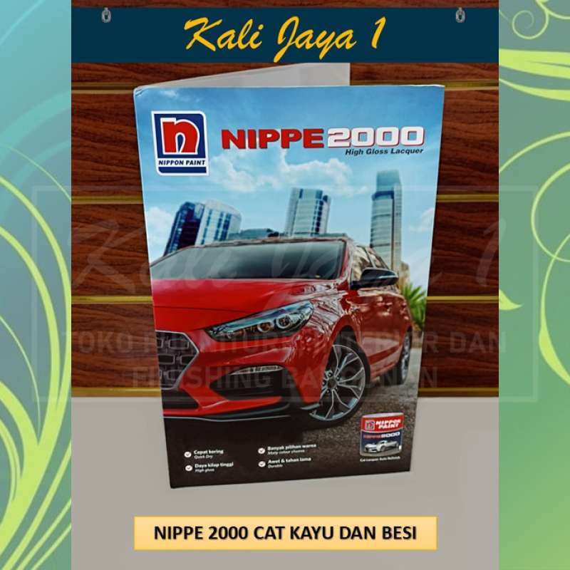 Promo Nippon Nippe 2000 1 L Warna Matt Black 480D /Cat Mobil Motor Kayu Besi Diskon 23% di ...