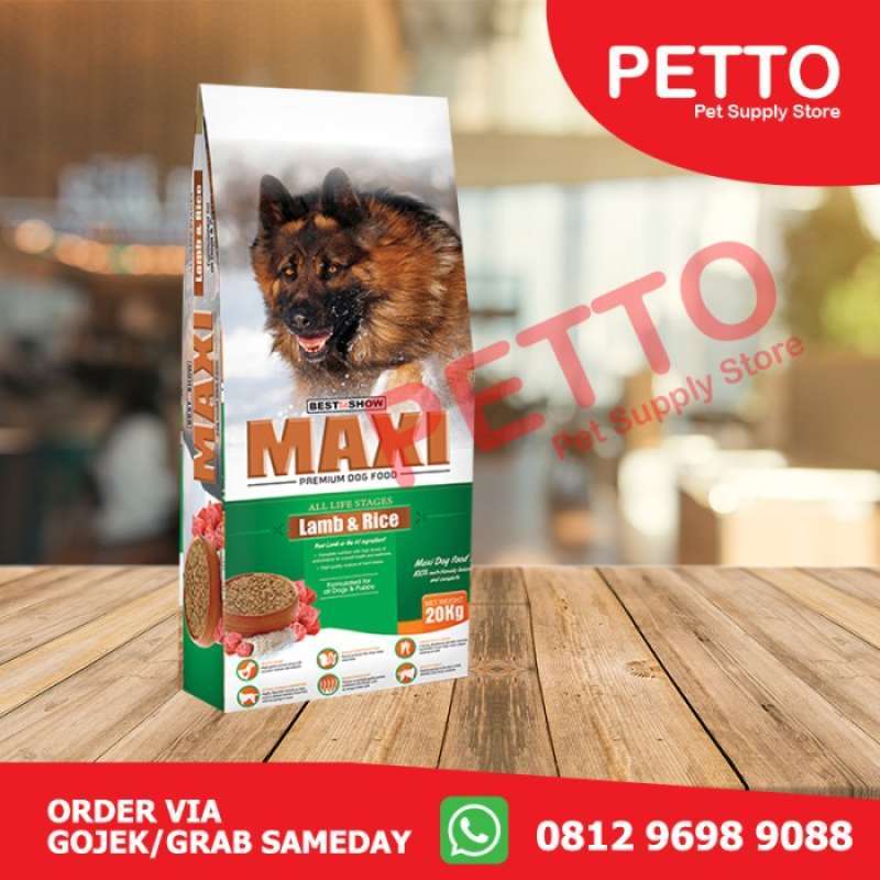 Promo 100% Produk Ori Maxi Dog 20 Kg Lamb & Rice Makanan Ajing Diskon ...