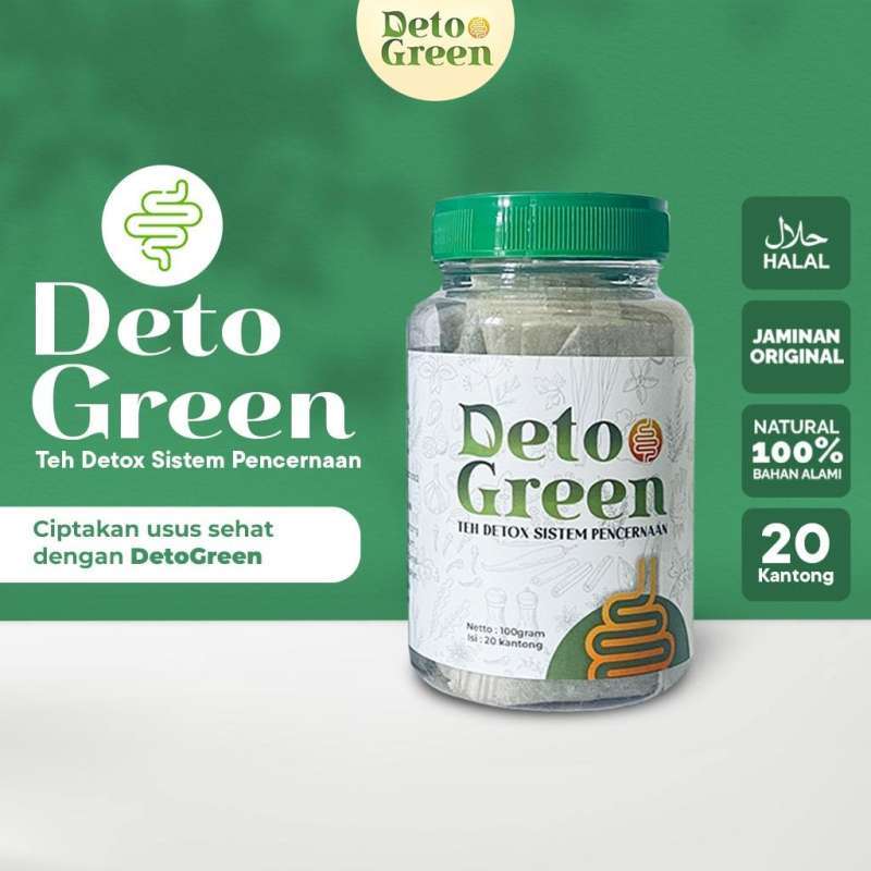 Jual TEH DETOGREEN [ISI 20 KANTONG] / TEH DETOX / DETOGREEN TEA ...