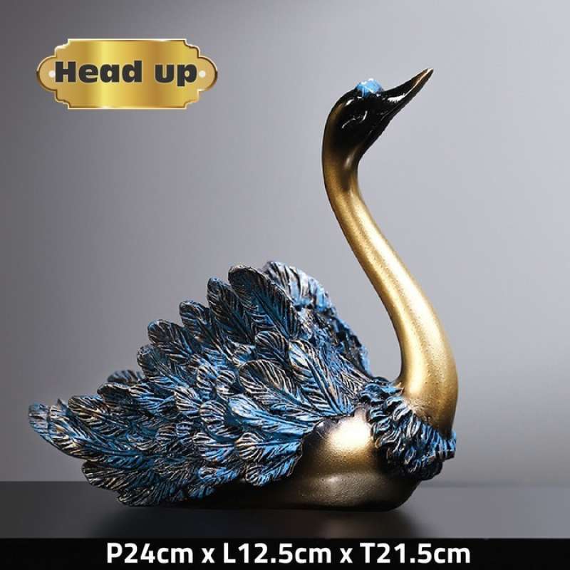 Promo Diskon Patung Hiasan Patung Keramik Pajangan Rusa Kuda Angsa ...